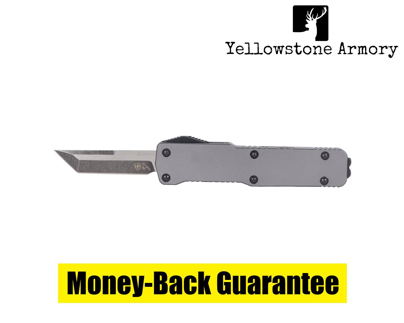 TEMPLAR KNIFE CALI LEGAL GUNMETAL TANTO CA-AGM-22-1 - Automatic Knives ...