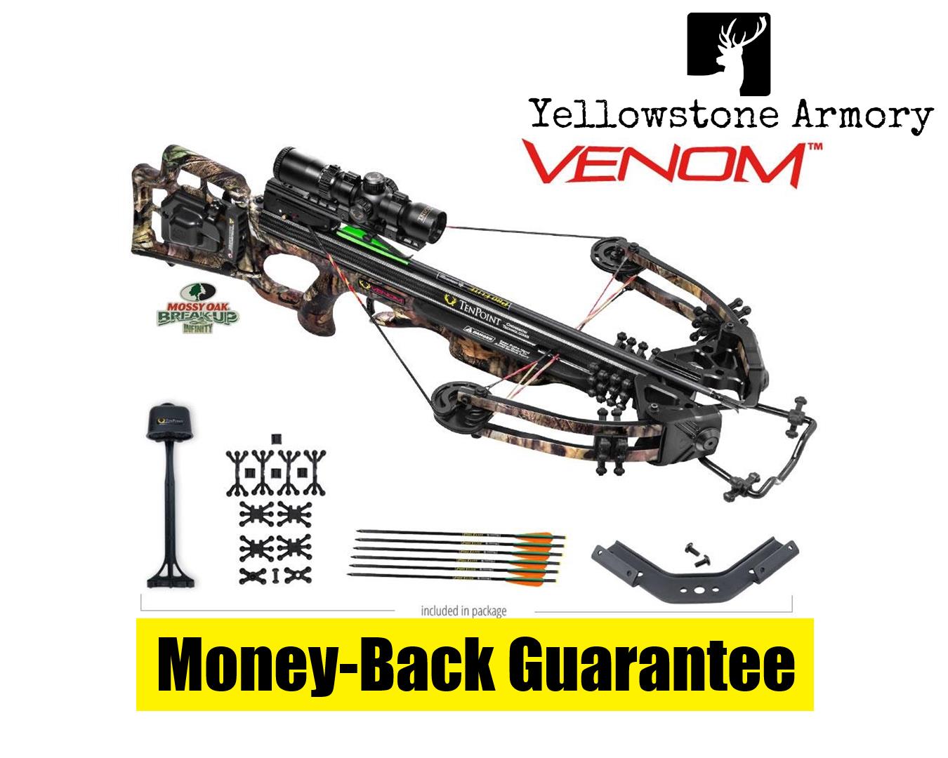 Tenpoint Venom Crossbow Package with AcuDraw 50 & RangeMaster Pro Scope ...