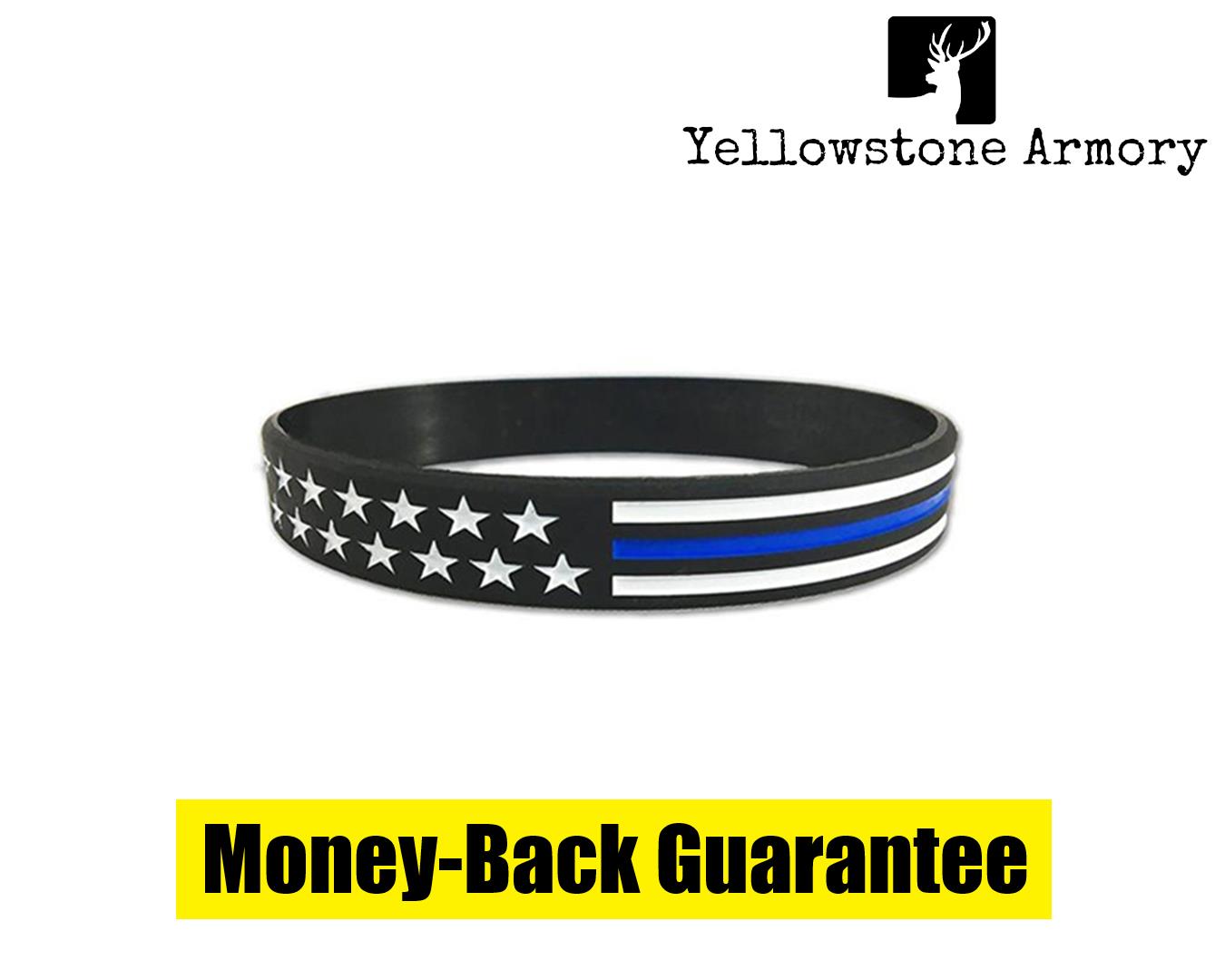 Thin Blue Line American Flag Bracelet TBL-AM-BR-10-1 - Other Clothing ...