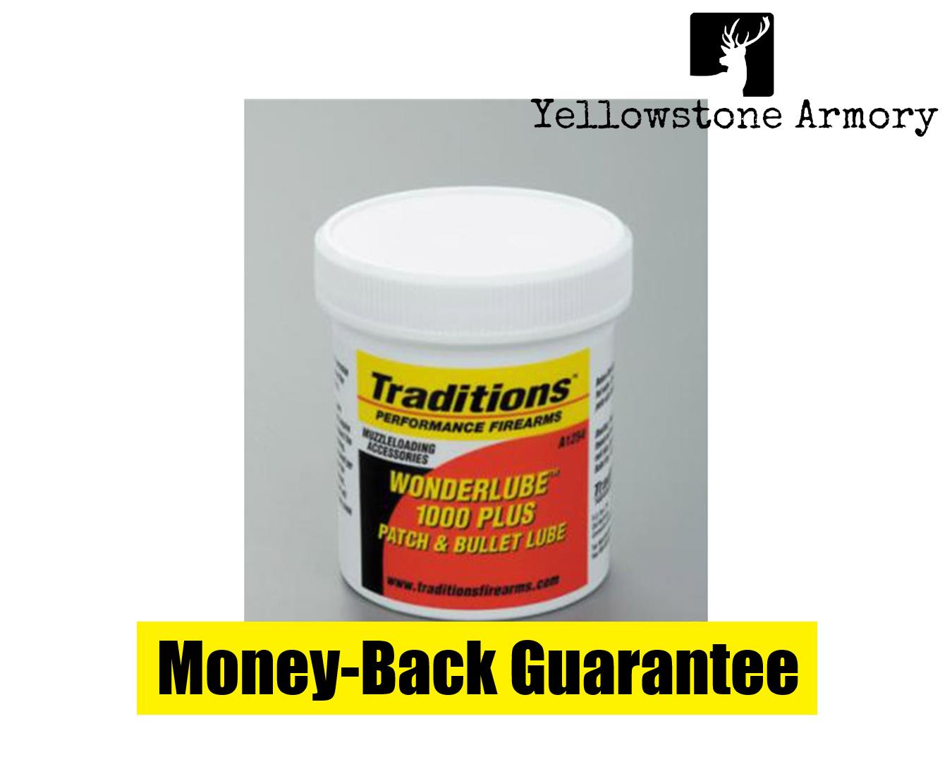 TRADITIONS WONDERLUBE 1000 4OZ JAR A1254 - Other Muzzleloader Supplies ...