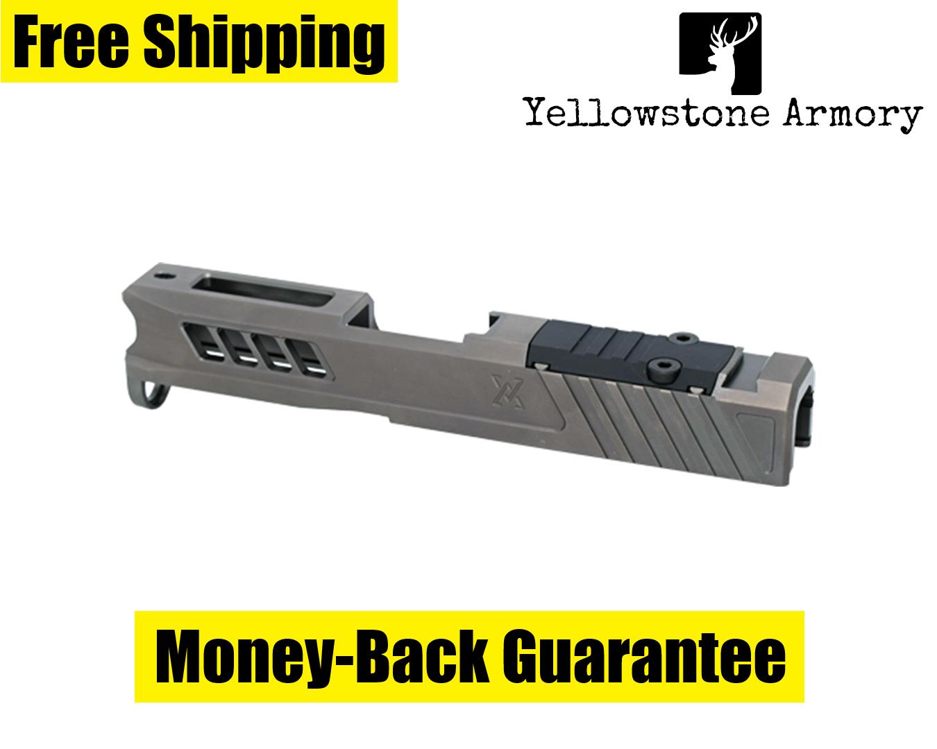 TRUE PRECISION SLIDE W/RMS CUT & PLATE STEALTH GREY FOR G43 TP-G43S-A ...