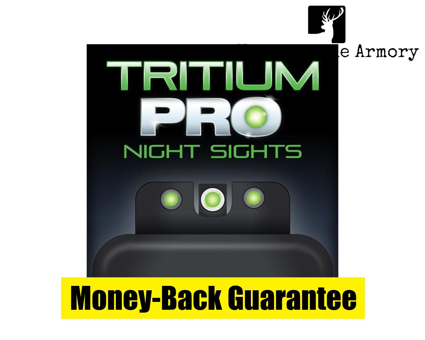 Truglo Tritium Night Sights - Ruger SR9 / SR9C SR40 SR40C SR45 TG231R1 ...