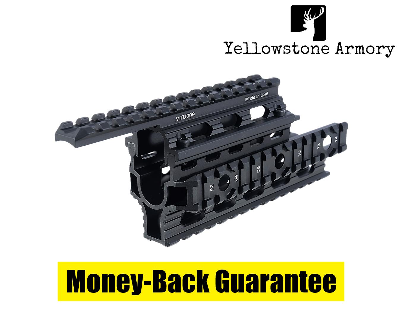 UTG PRO AK-47 TACT QUAD RAIL BLK MTU009 - Other Rifle Accessories ...