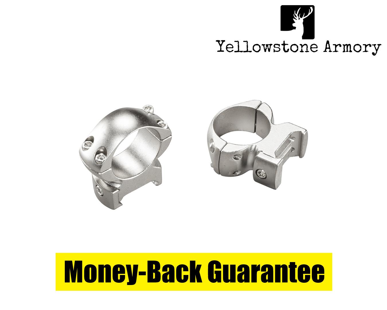 Weaver Grand Slam Steel Rings Silver 1" High Clamshell Pack 49322 ...