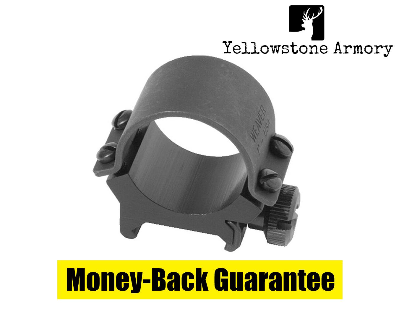 Weaver Mounts 49164 Sure Grip Detachable Rings Matte Black 1" High ...