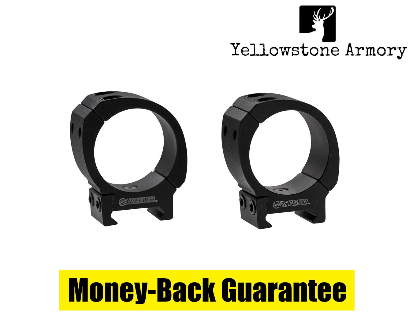 Wheeler 1133753 Sporter Scope Rings Black 34mm Low - Scope Accessories ...