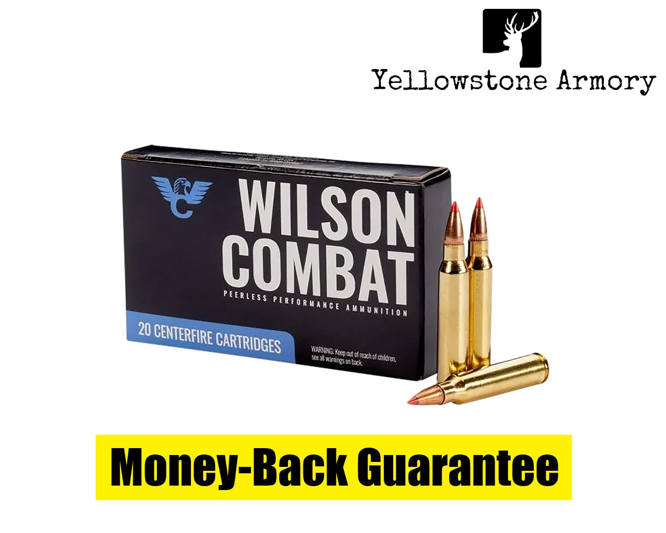 Wilson Combat 223Rem 60gr Hornady V-Max 20 Per Box/10 Case A22360VMAX ...