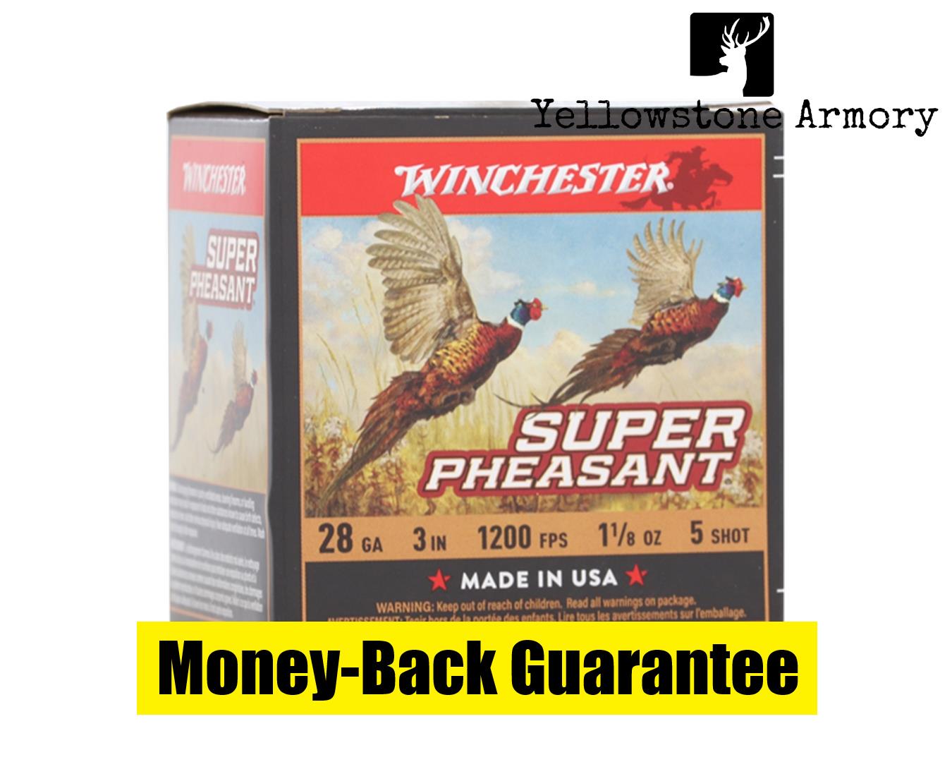 Winchester Super-X Super Pheasant shell 28 ga. 3 in. 1 1/8 oz. 5 ...