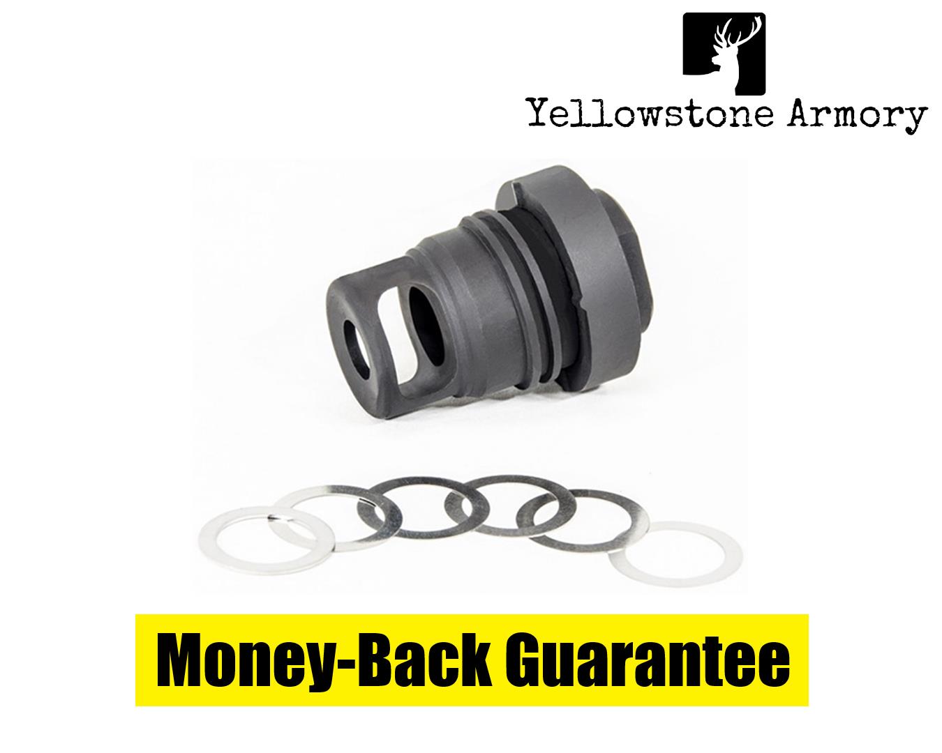 YHM YANKEE HILL MACHINE MINI QD MUZZLE BRAKE 1/2-28 31021MB28A ...